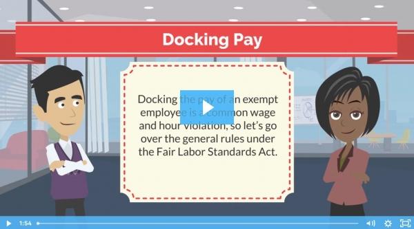 Video: Docking Pay of Exempt Employees | MRA